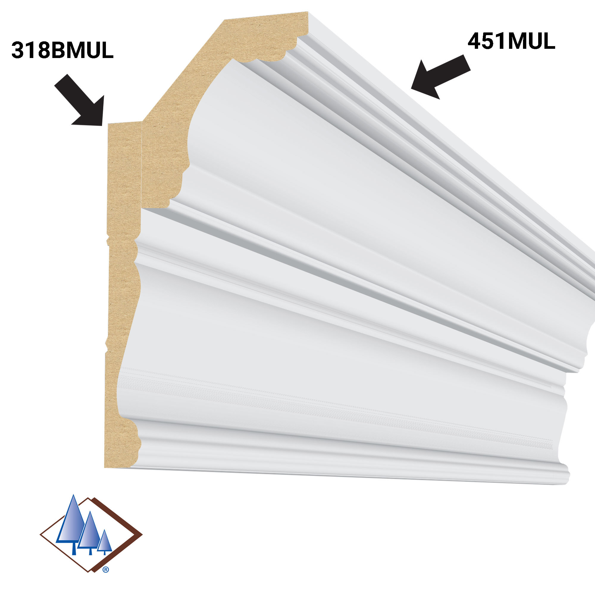 318BMUL, "B" Cape Cod Base | EL & EL Wood Products