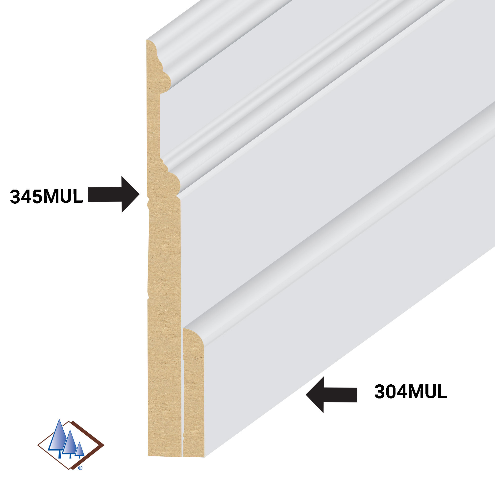 304MUL, Streamline Base | EL & EL Wood Products