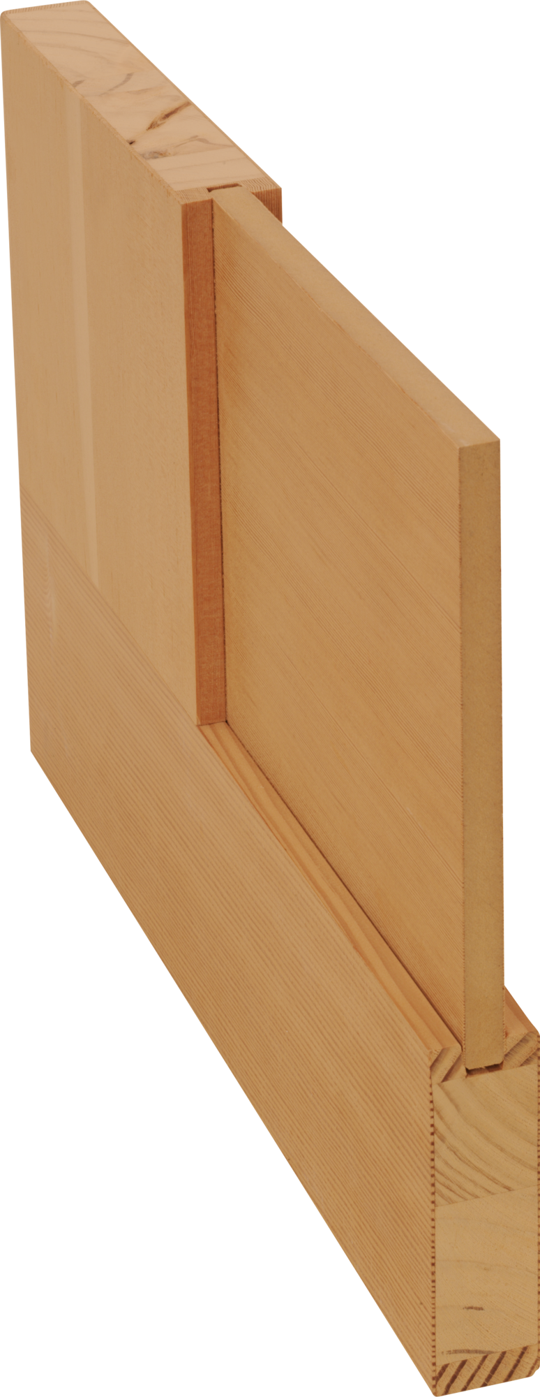 FSSH1, VG Fir Flat 1-Panel Interior Shaker Door (SF720) with Square ...