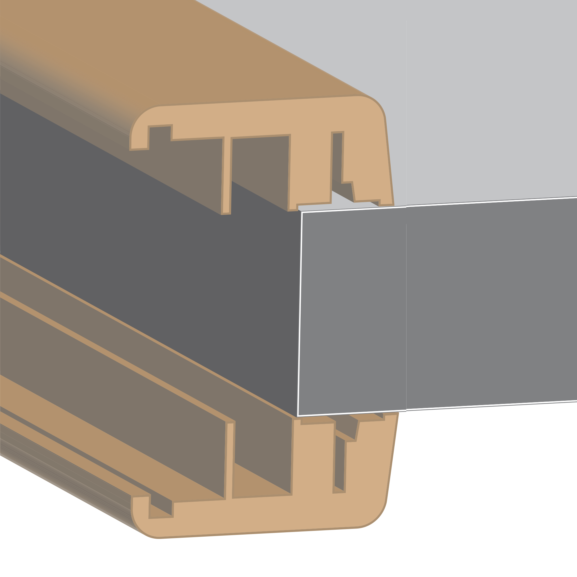 BLS-228-140-4C, Belleville Smooth 4 Lite Equal Door with Pearl Glass ...