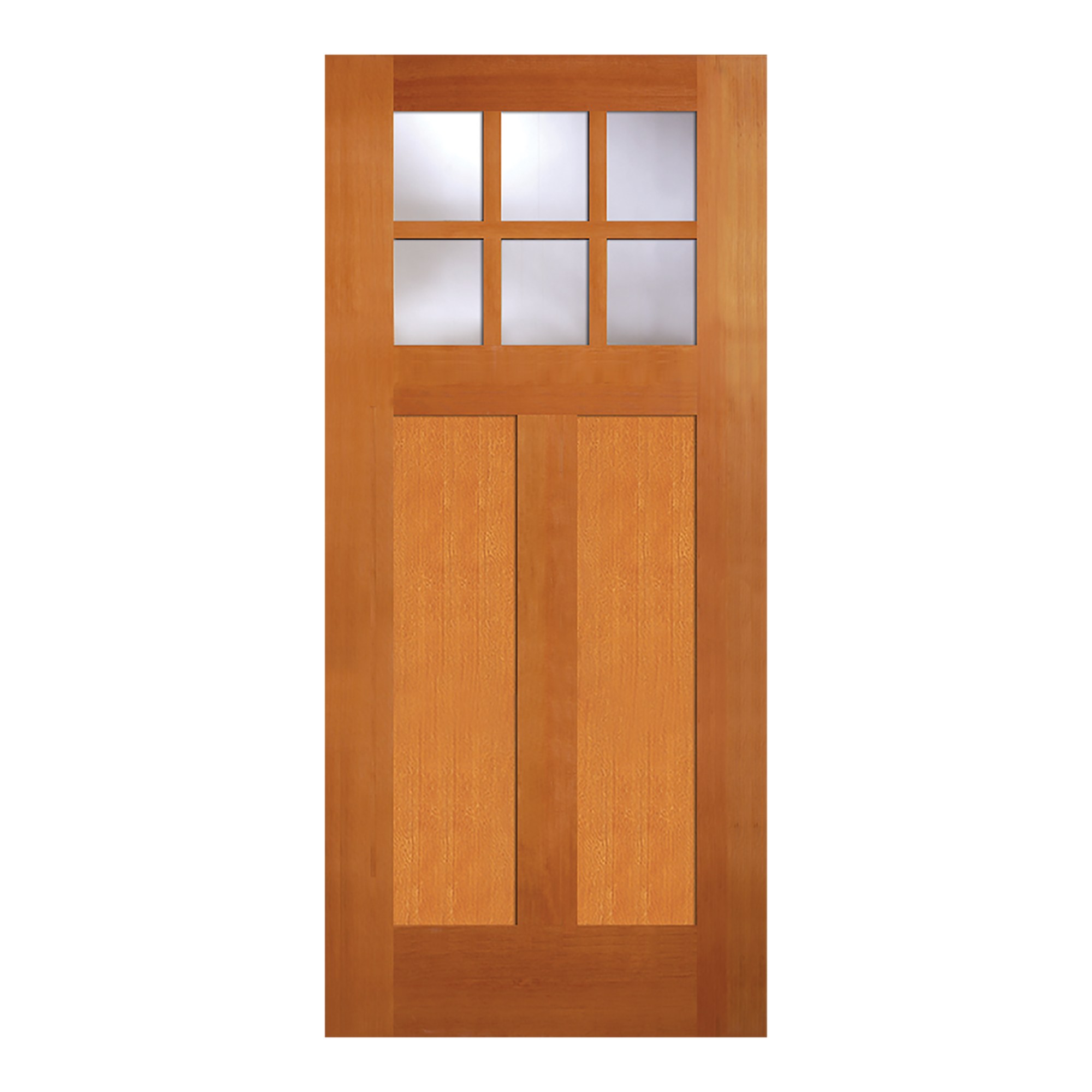FS7662FP, Craftsman 2 Panel Exterior Door | EL & EL Wood Products
