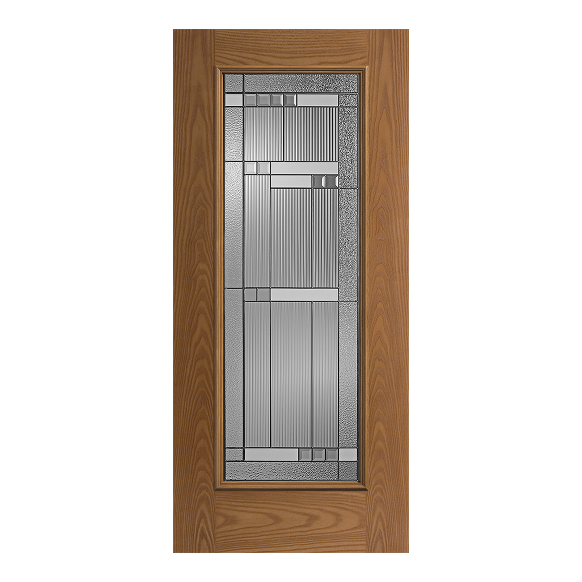 BLT-122-52-X, Belleville Series Woodgrain Textured Door Full Lite with ...