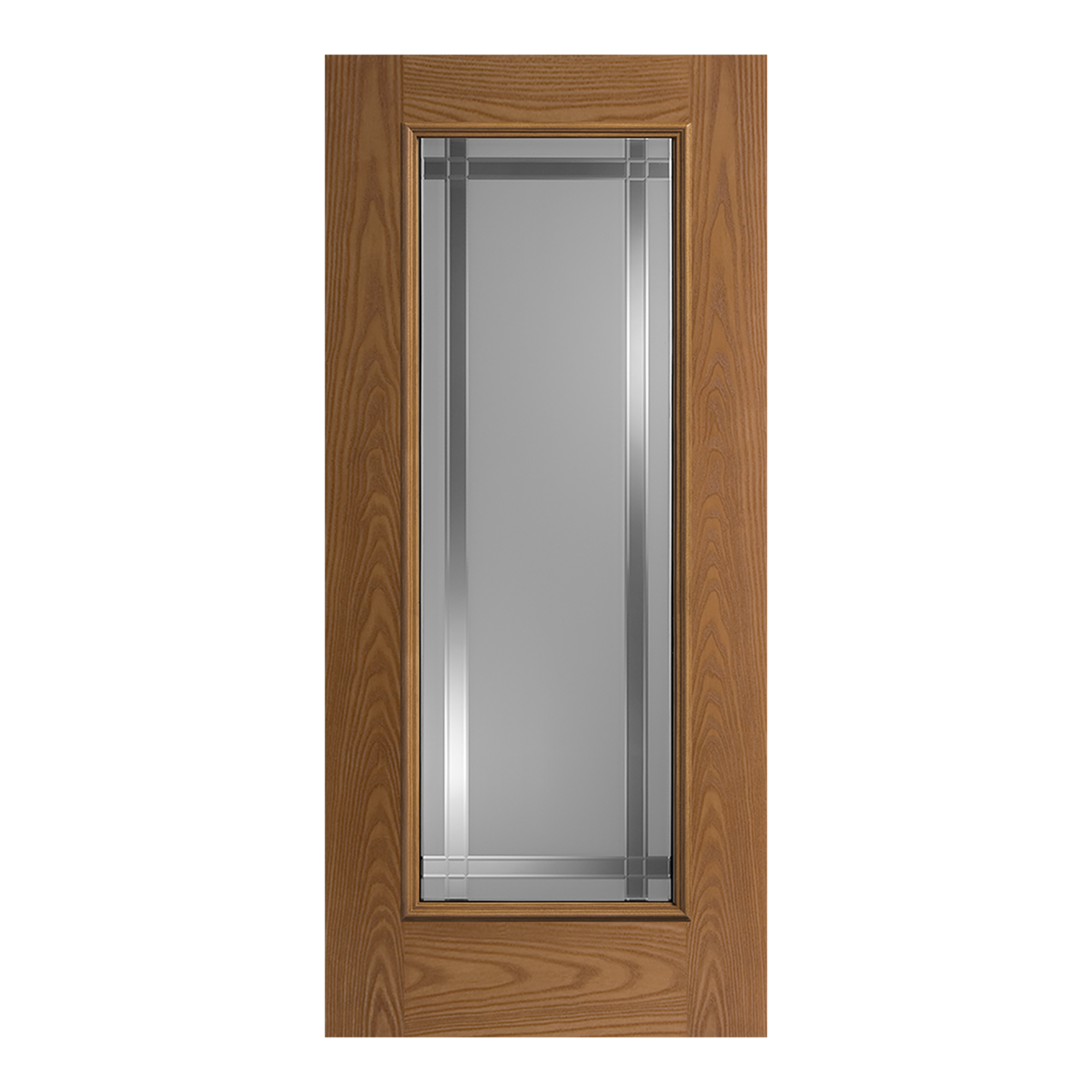 BLT-122-56-X, Belleville Series Woodgrain Textured Door Full Lite with ...