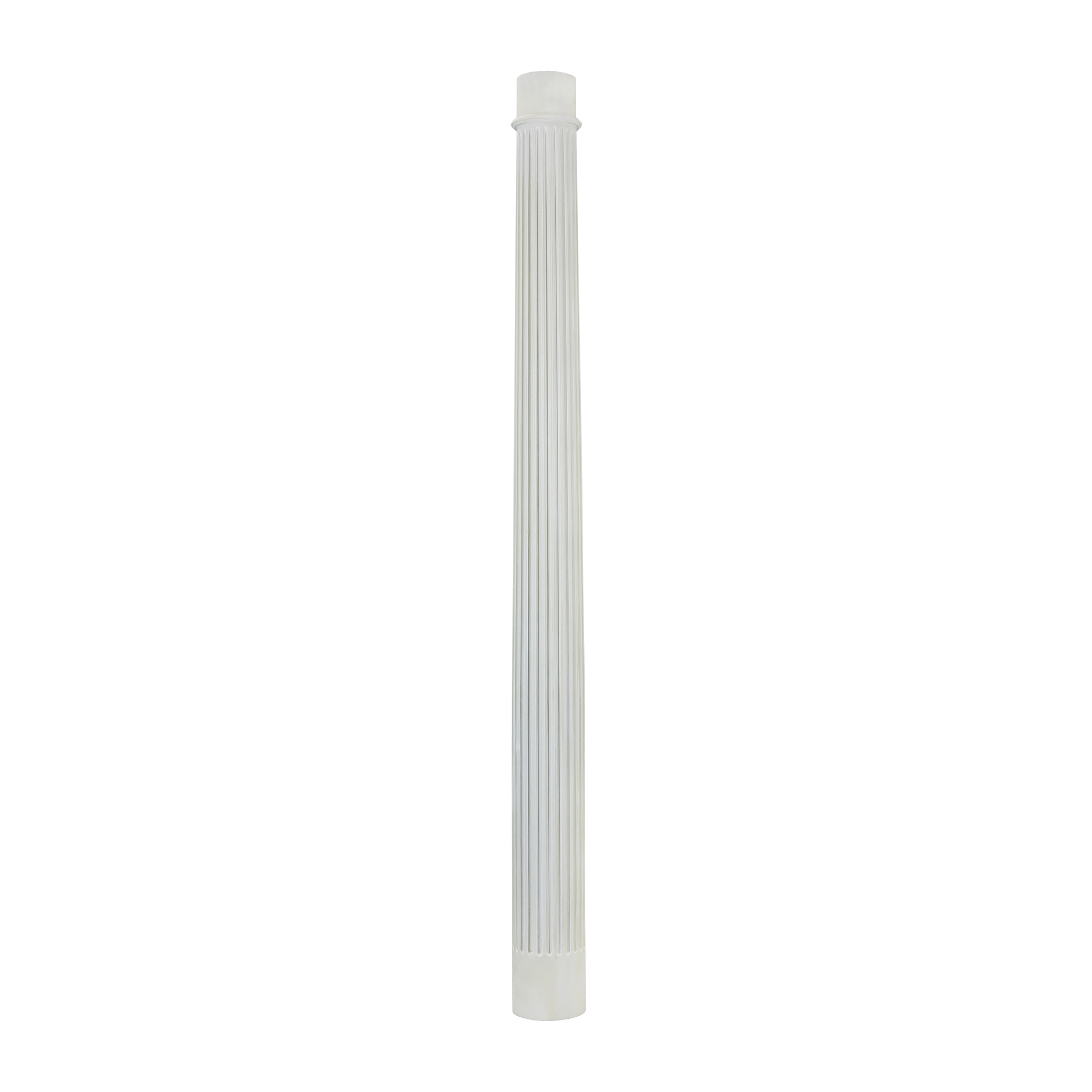 Round Fluted Tapered Shaft, Fluted Round PermaCast Column - Shaft Only ...