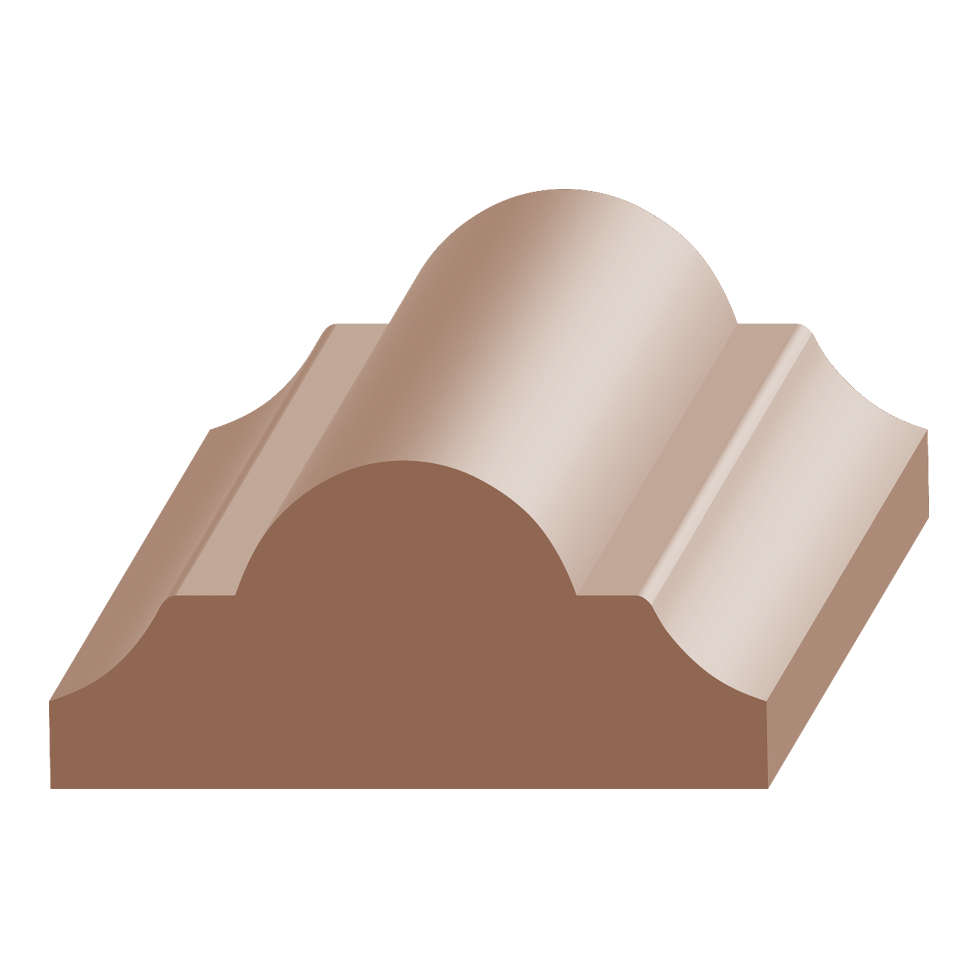 660C, Flat Astragal/Panel Mould | EL & EL Wood Products
