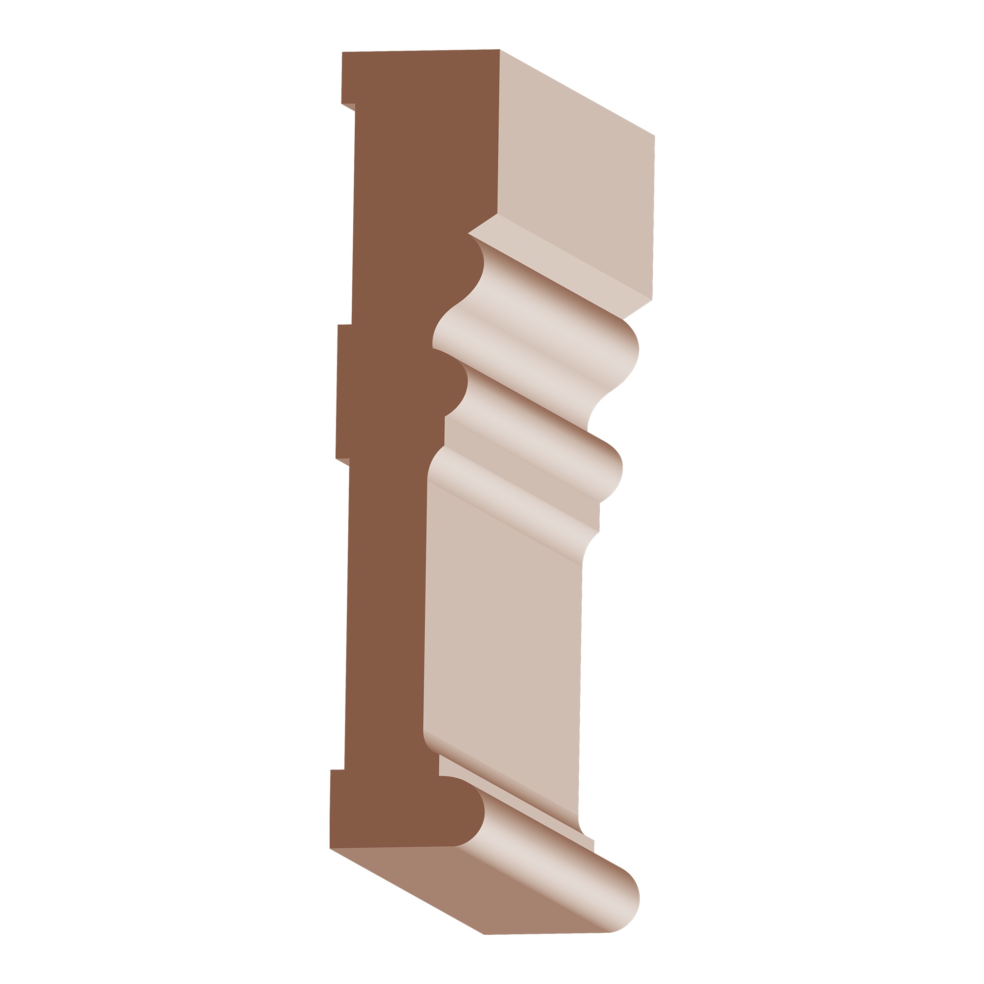 DH190P, Door Header Cap | EL & EL Wood Products