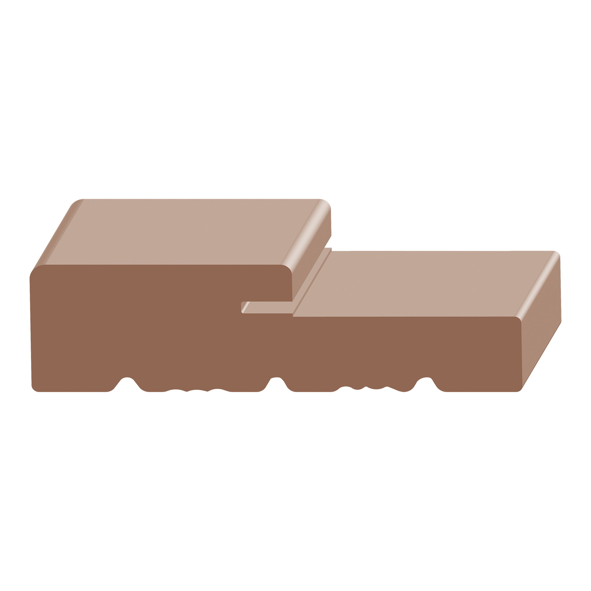 458WSA8, Exterior Jamb with Weatherstrip Kerf | EL & EL Wood Products