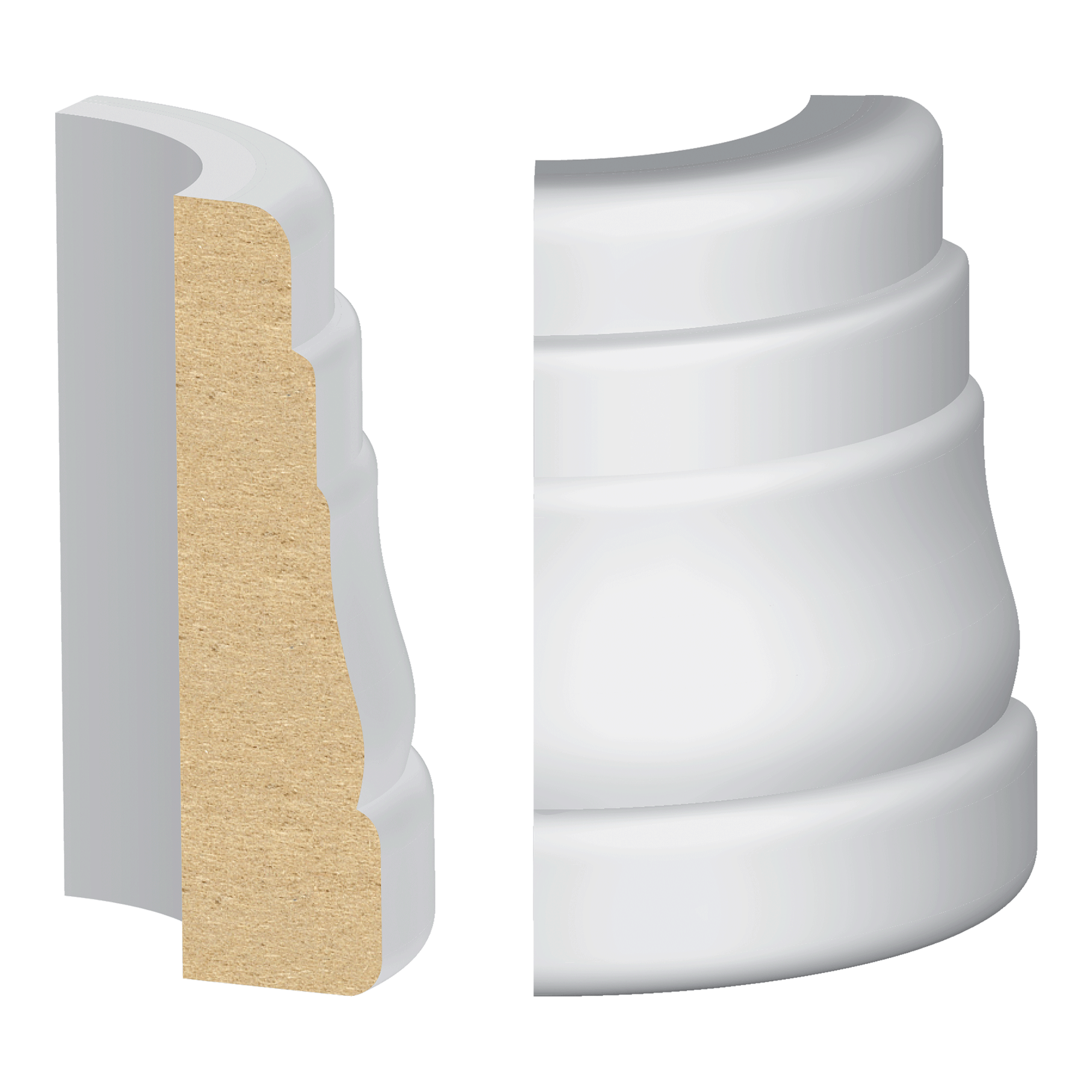 162MUL-2W, Round corner to match 162mul-2 #366 Casing | EL & EL Wood ...
