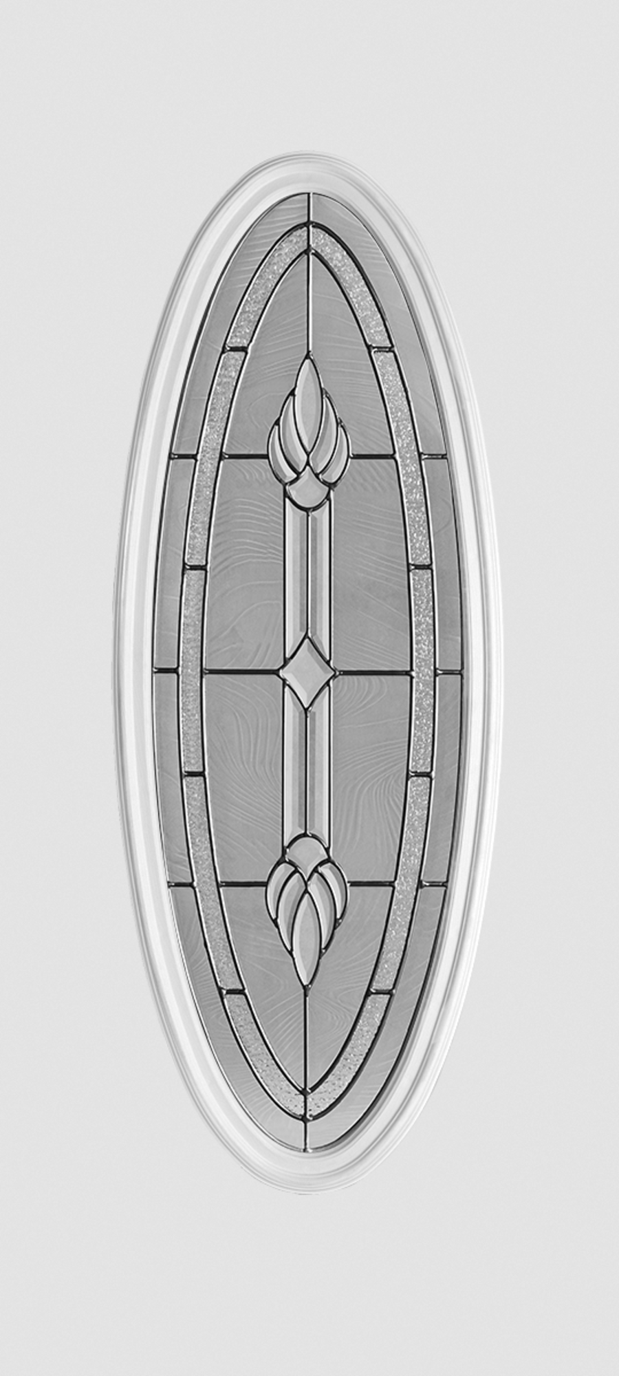 BLS-300-42-X, Belleville Smooth Door Full Oval with Beverly Glass | EL ...